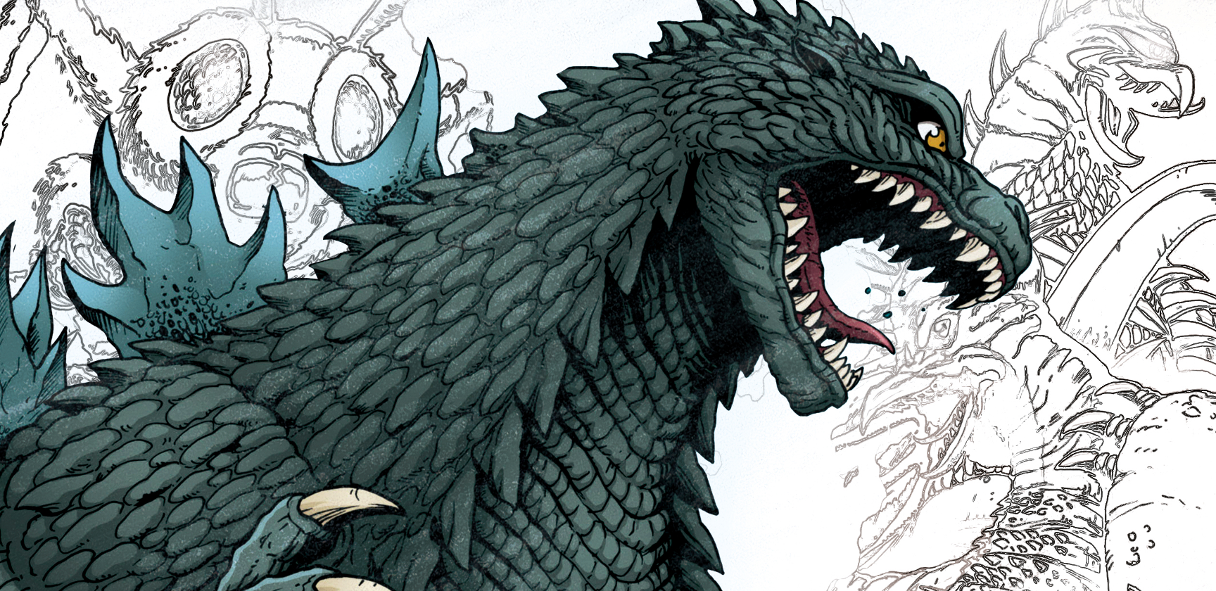 coloring book godzilla
