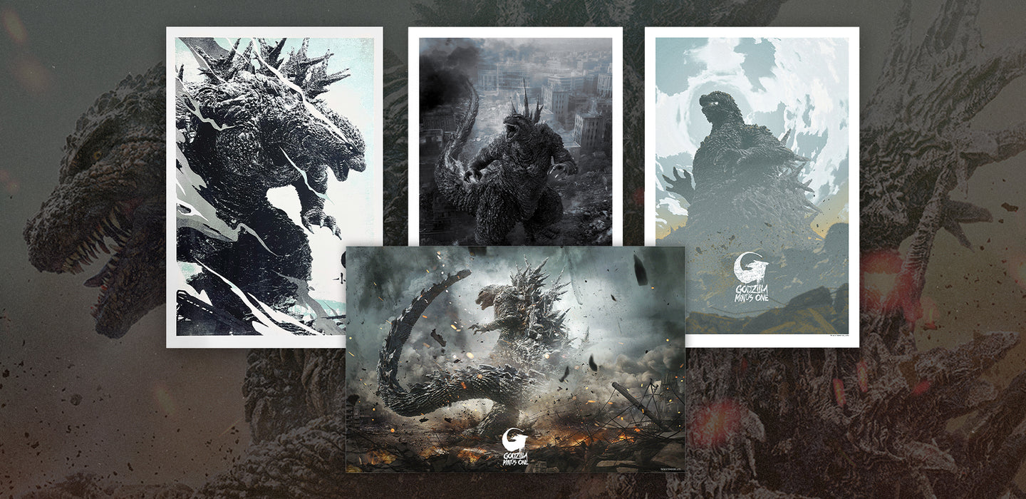 New ‘Godzilla Minus One’ Posters Available Exclusively at Godzilla Sto