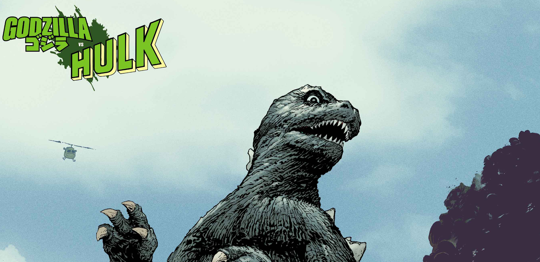 Hulk Vs Godzilla Hulk Vs Godzilla Manga Style Cover