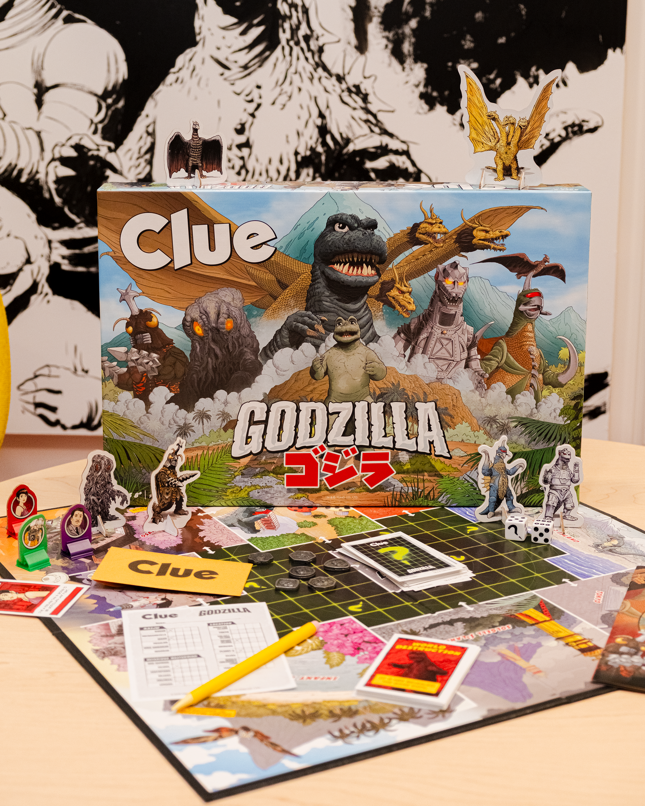 Godzilla Crashes the World of CLUE With a New Monster Mystery Game