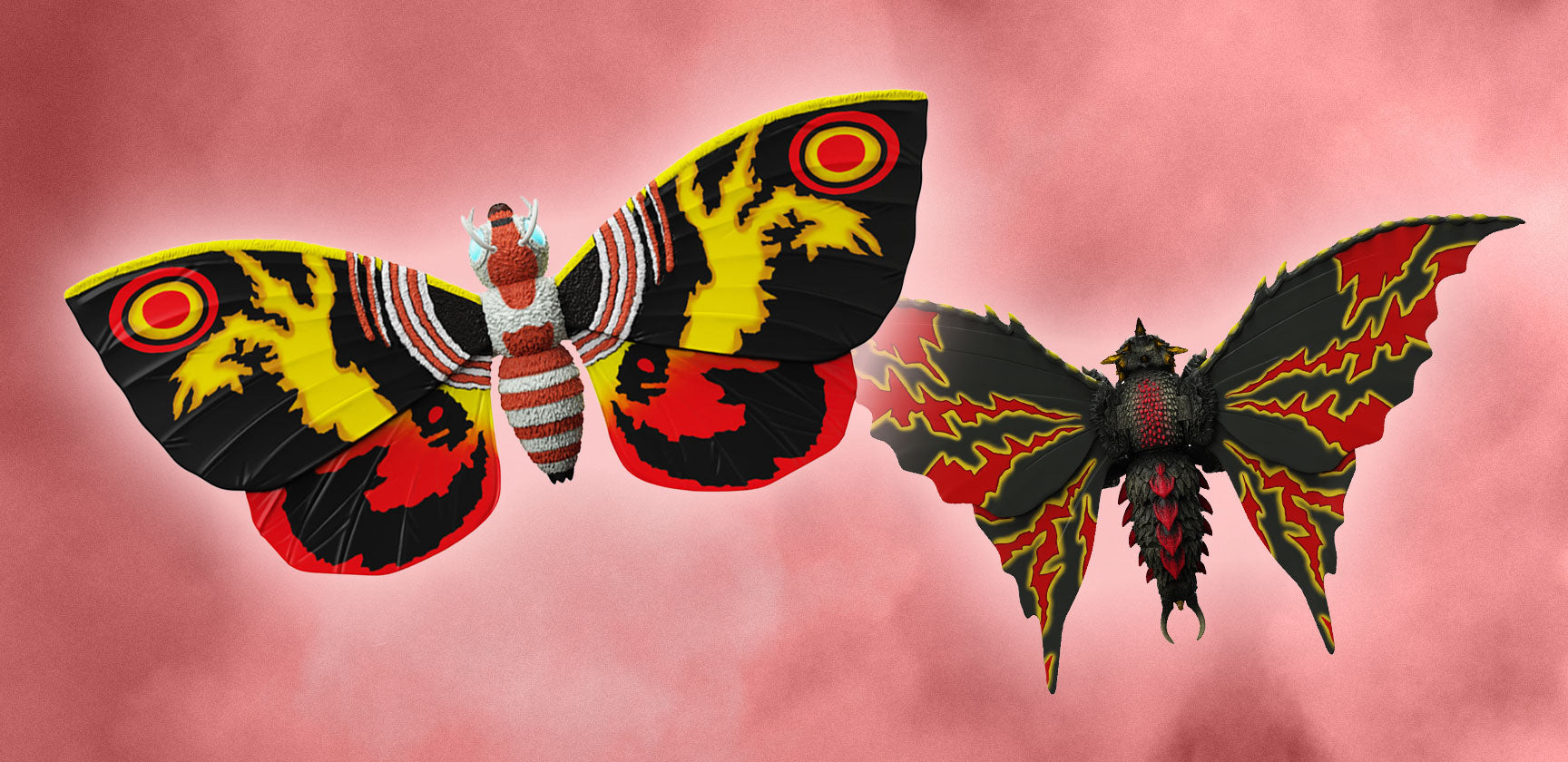 Mothra And Battra Soar In Super7 S Toho Ultimates Wave 5 Godzilla