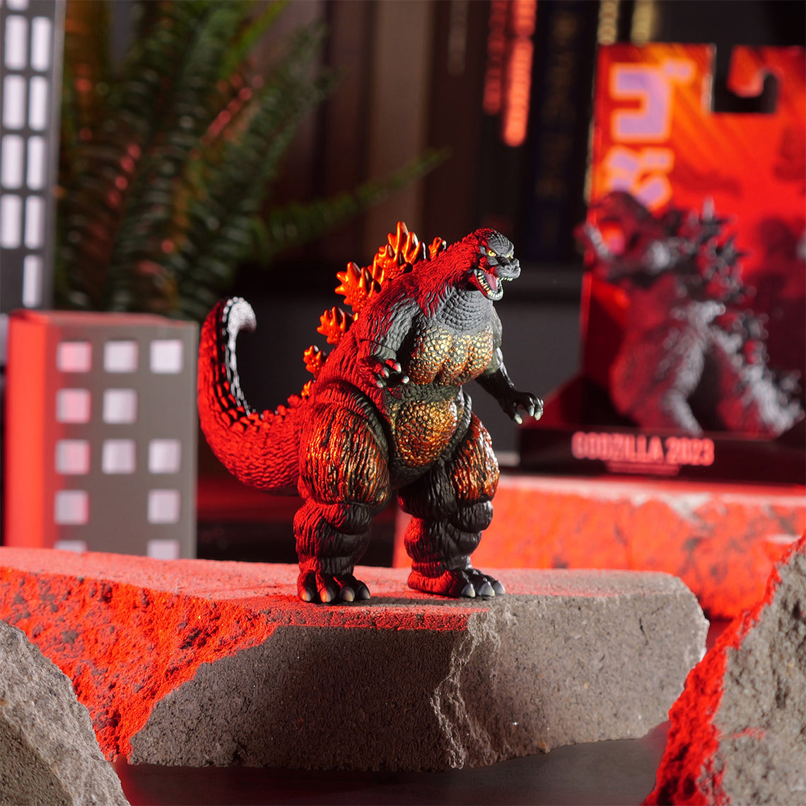 Bandai Godzilla Monster Series "Burning" Godzilla (Ver. 2)