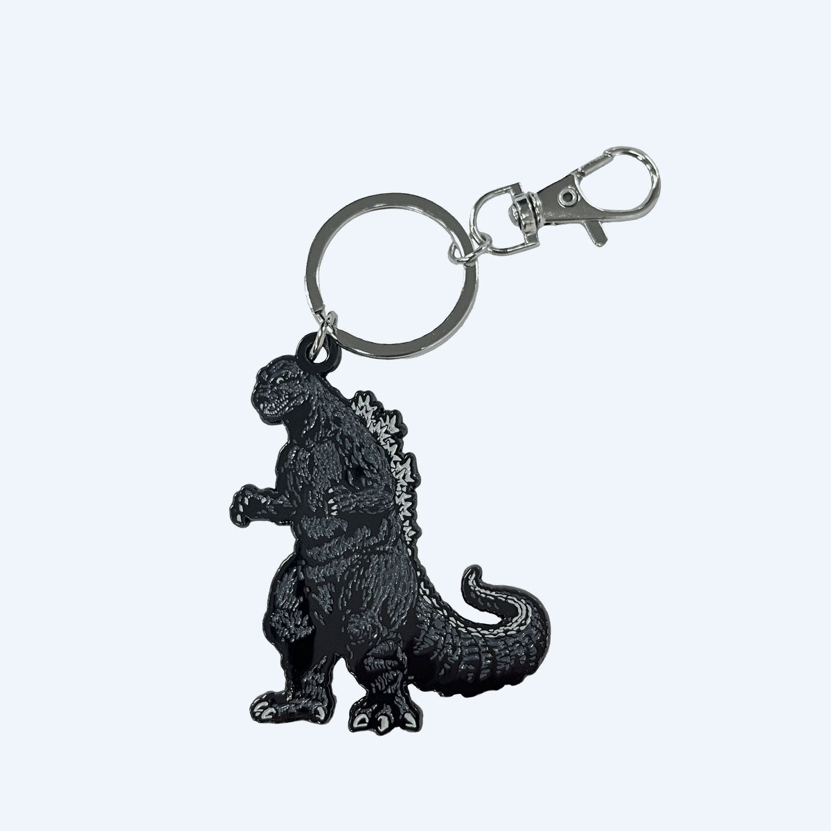 Godzilla Enamel Metal Keyclip