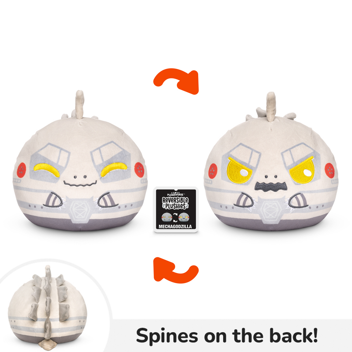 Mechagodzilla Teeturtle 6" Reversible Plushie – Godzilla