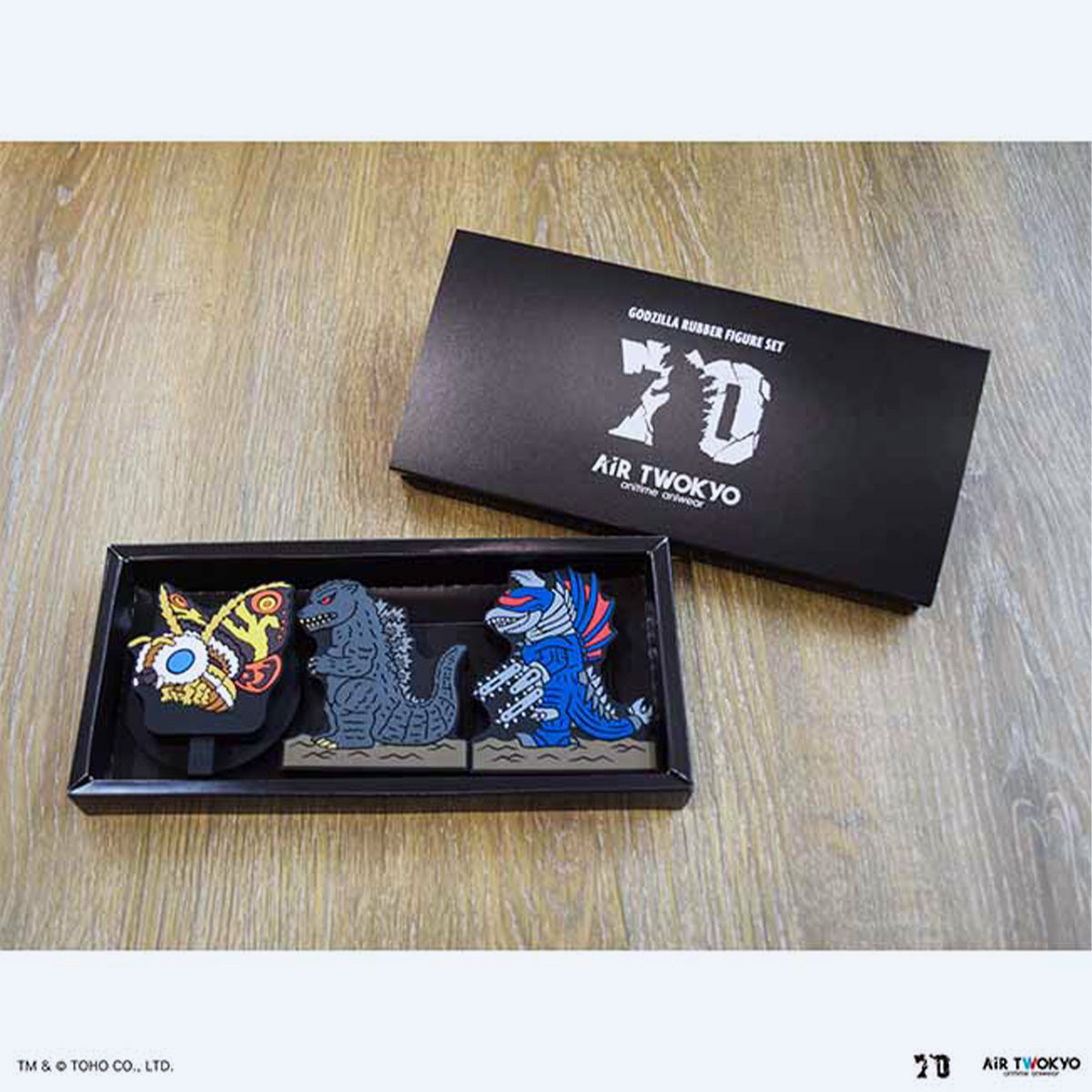 Godzilla 70th Anniversary Millennium Series Rubber Figure Set