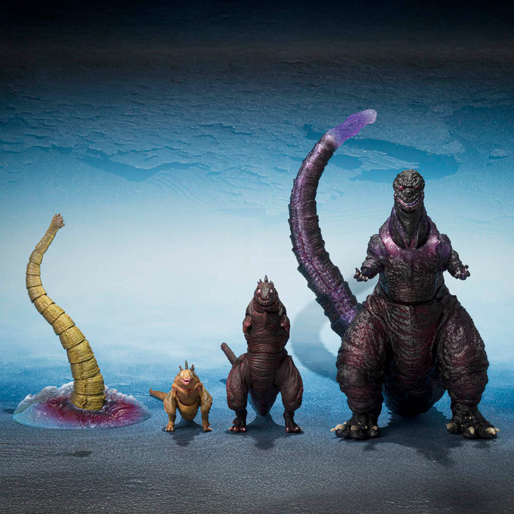 S.H. MonsterArts Shin Godzilla (2016) Second, Third Form & Giant Unide