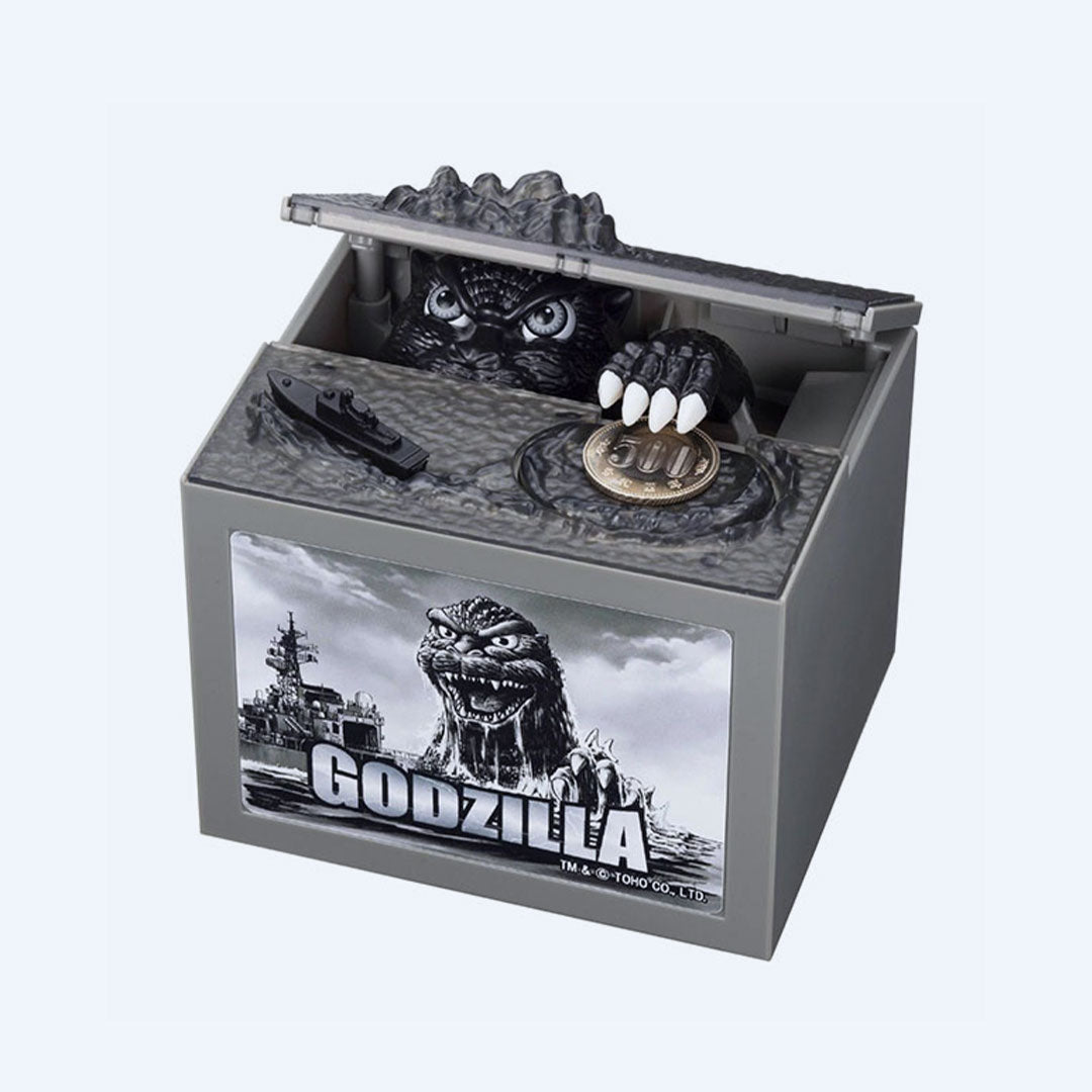 Godzilla Bank Monochrome Variant