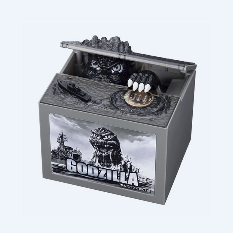Godzilla Bank Monochrome Variant