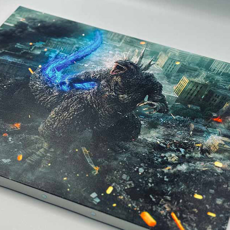 Godzilla Minus One (2023) Wood Art Panel - Charging Up