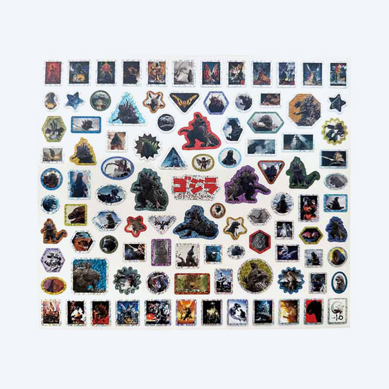 Godzilla Stickers - 100 Pieces