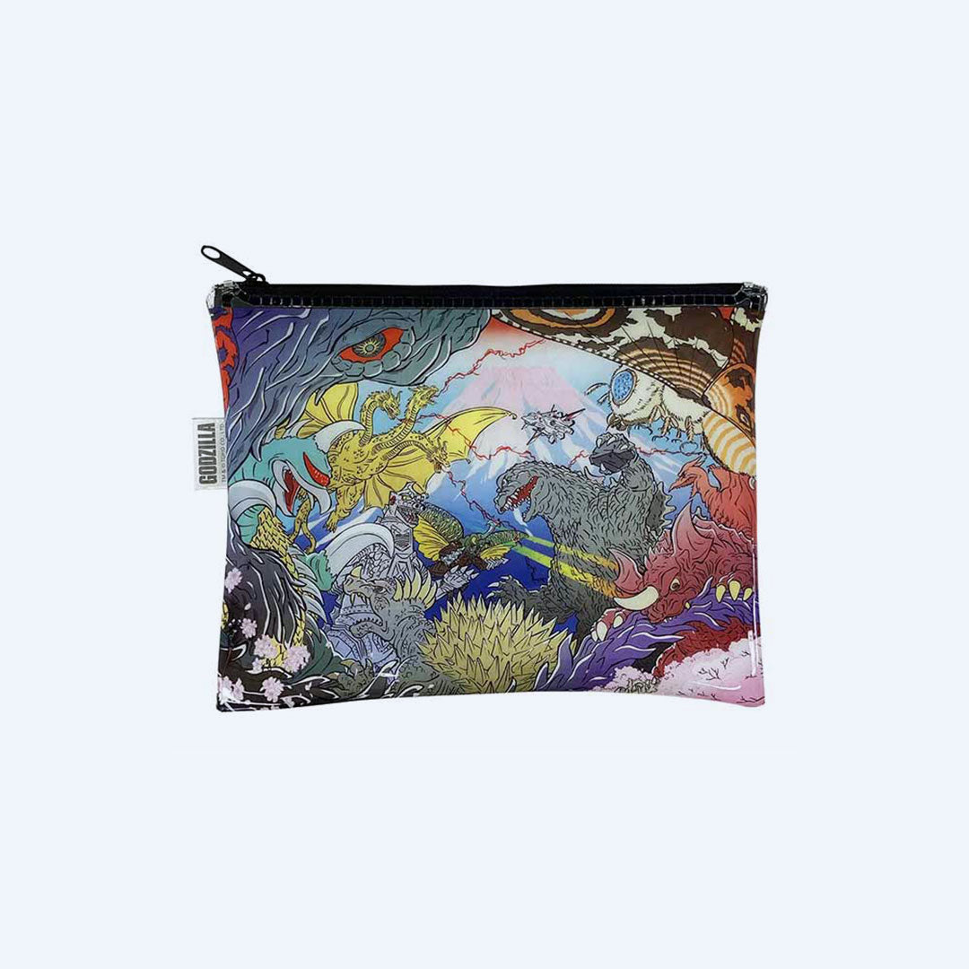 Fuji Monster Battle Godzilla Zip Pouch