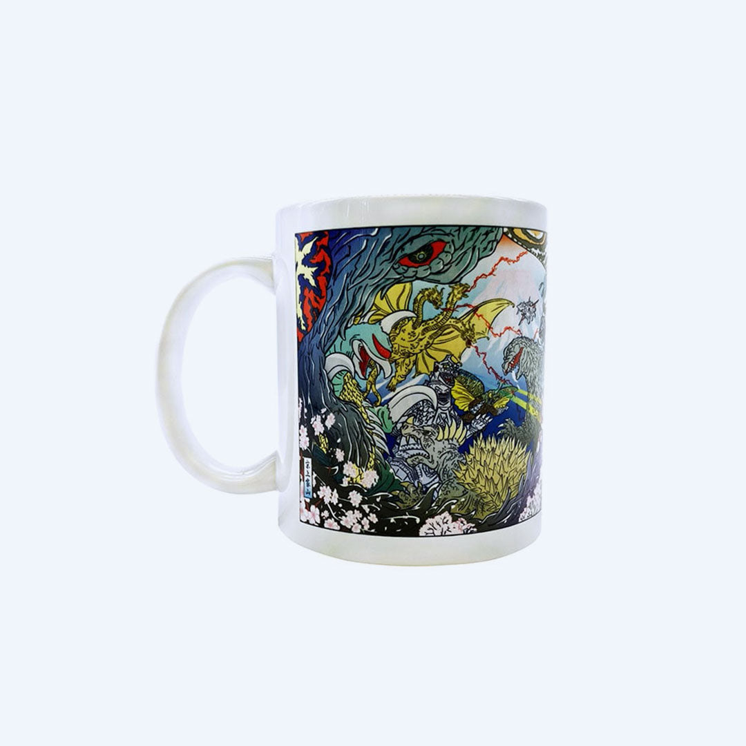 Fuji Monster Battle Godzilla Mug