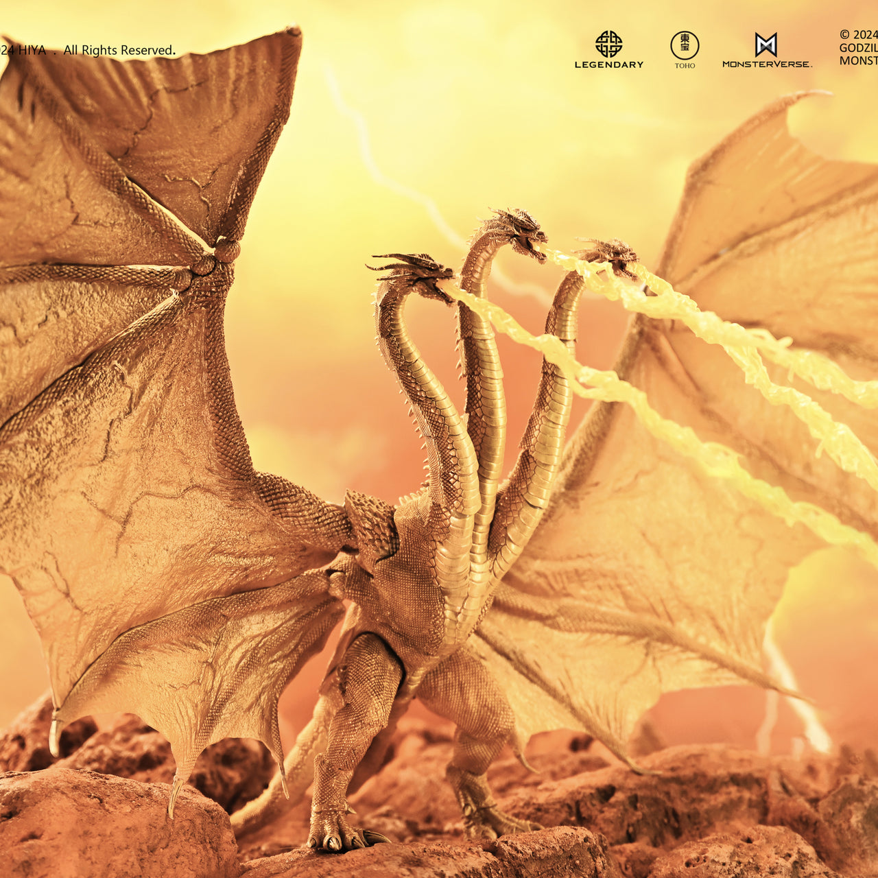 Keizer Ghidorah - Transformation Info & More | Monsterpedia – Godzilla