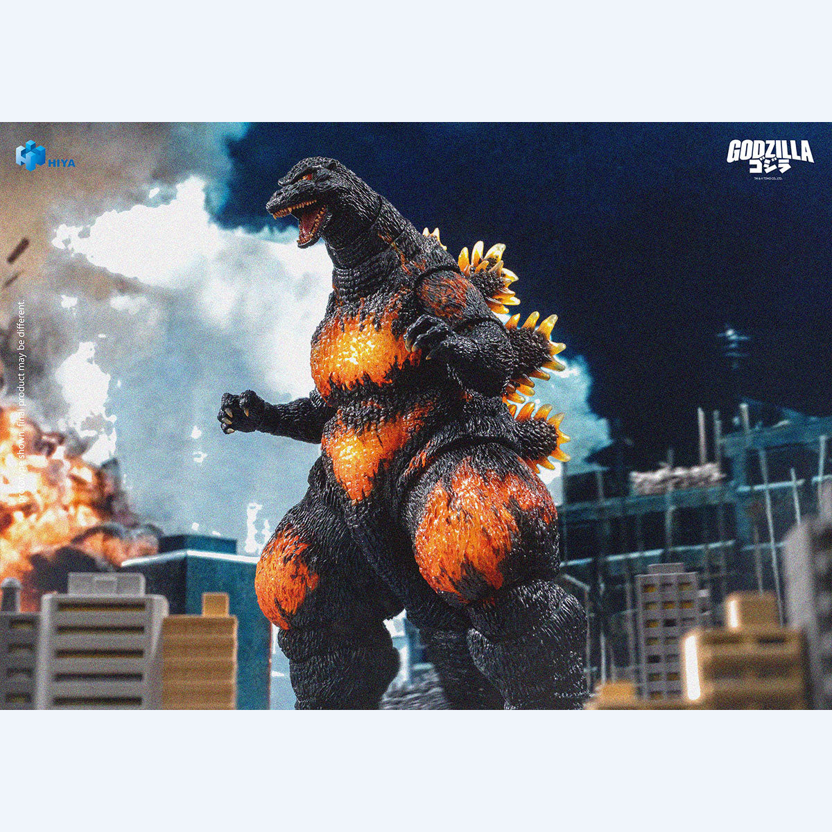 HIYA Exq Basic Ser Godzilla vs Destoroyah 1995 Burning Godzilla 7" Fig