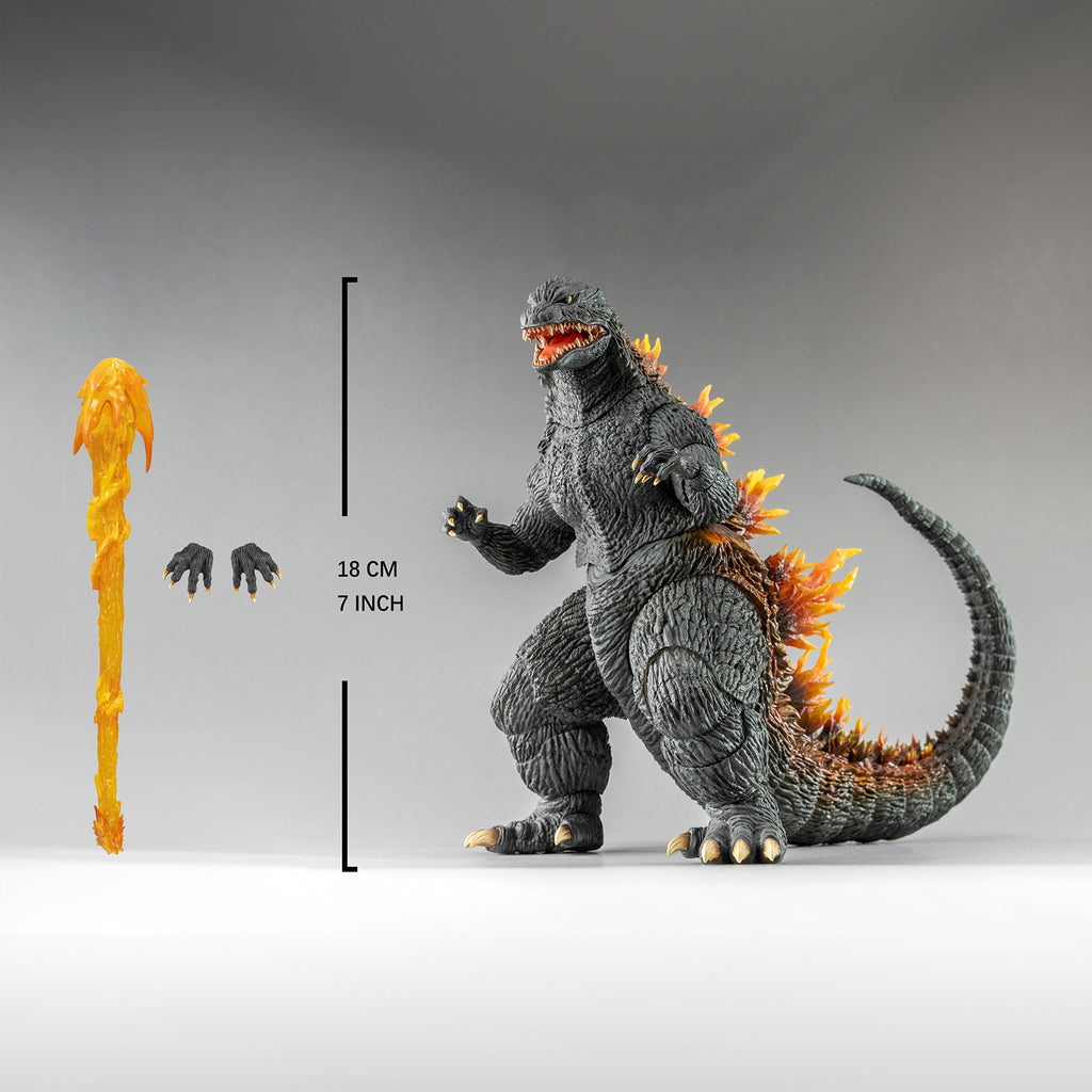 HIYA Godzilla 2000 Exquisite Basic Heat Ray Godzilla 7"