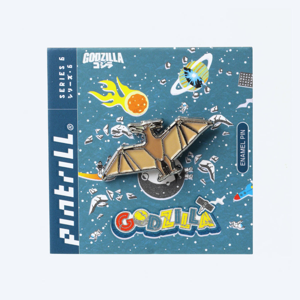 Pintrill Rodan Series 6 Enamel Pin – Godzilla