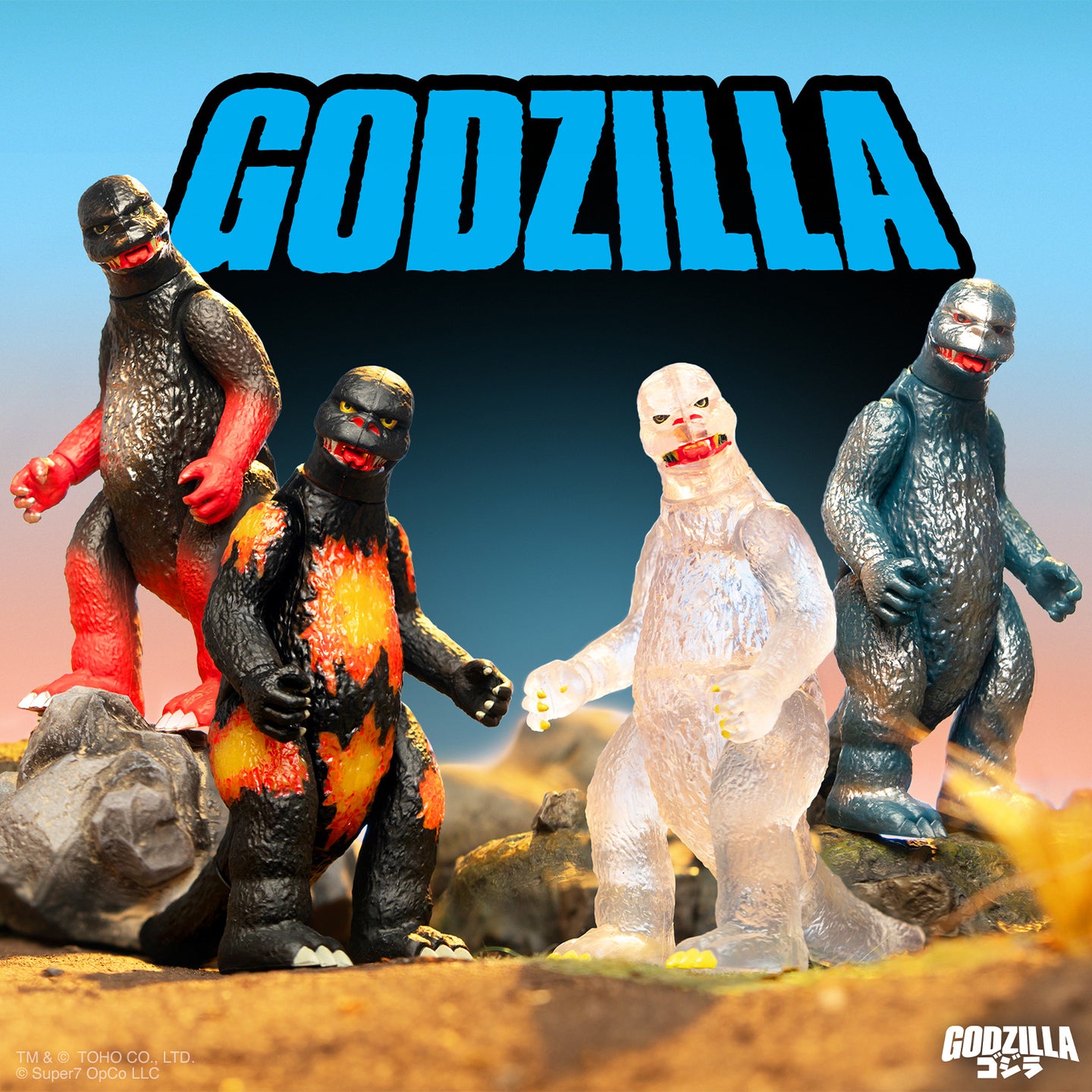 Toho Blind Box Wave 04 (Shogun V2) – Individual Blind Box – Godzilla
