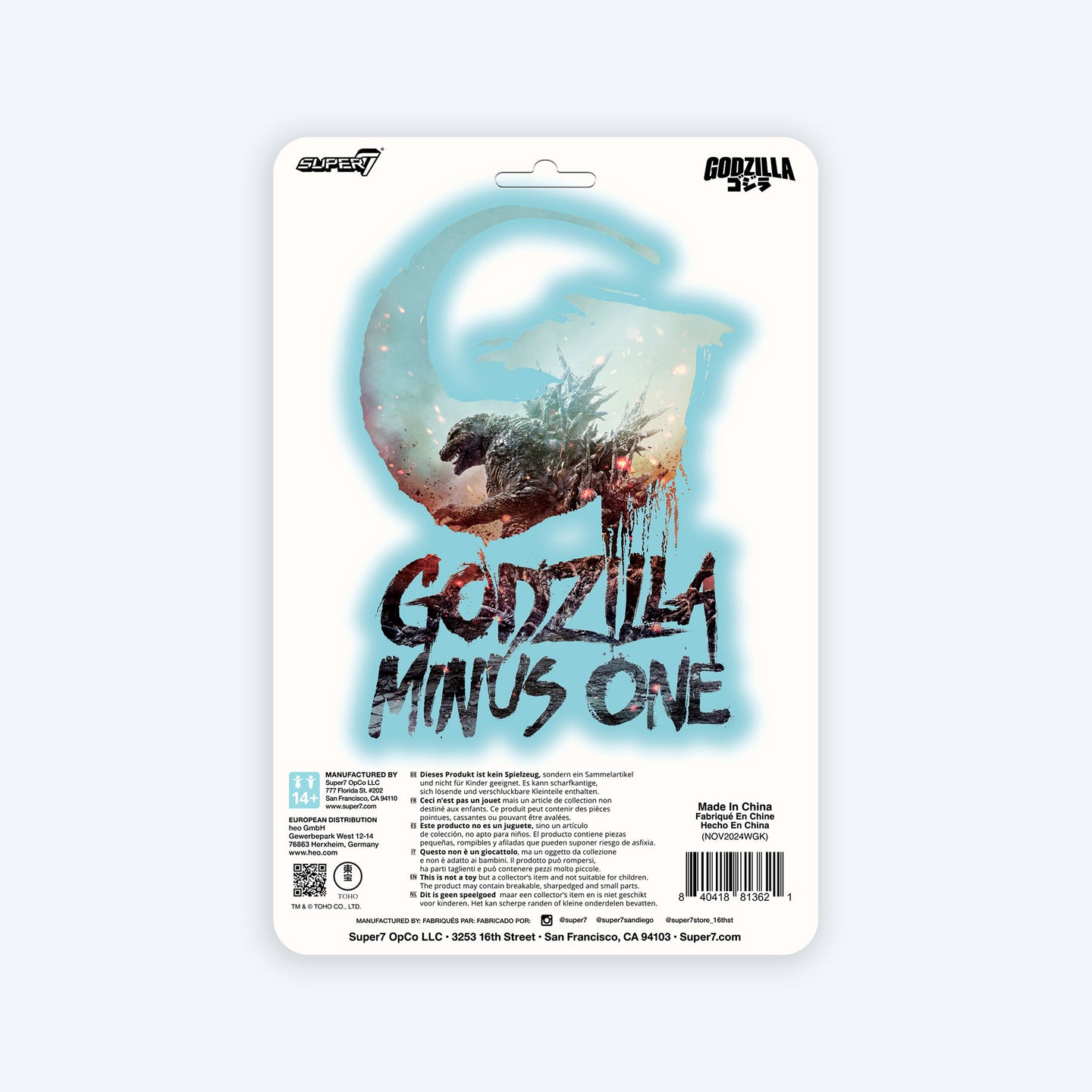 Godzilla Minus One (Charging) Super7 ReAction Figure