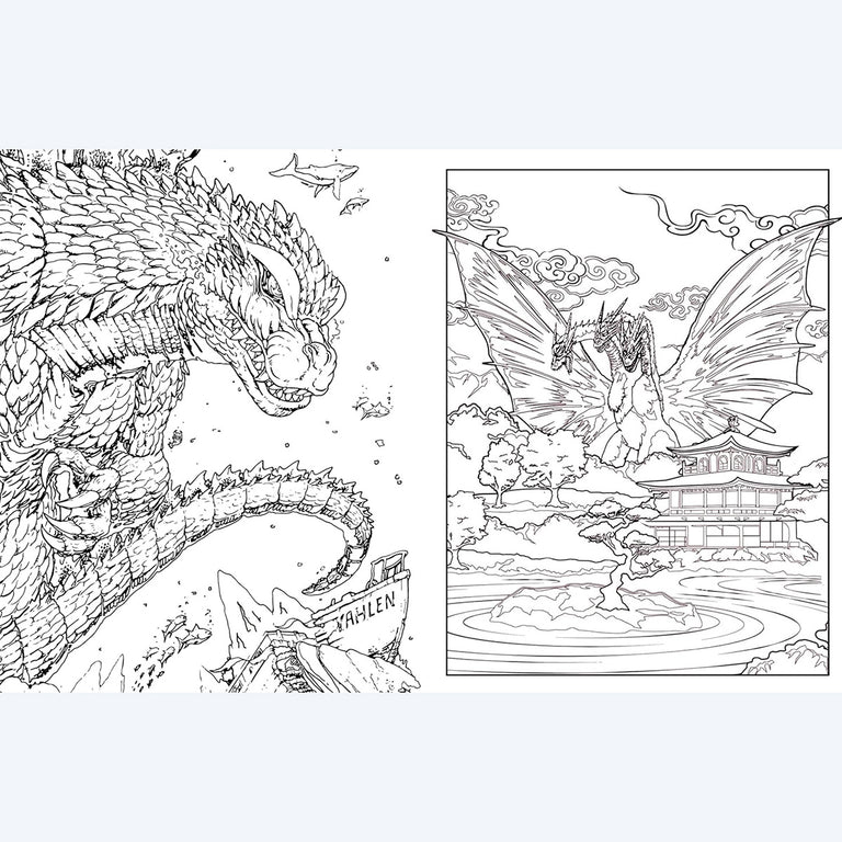 Godzilla: The Official Coloring Book