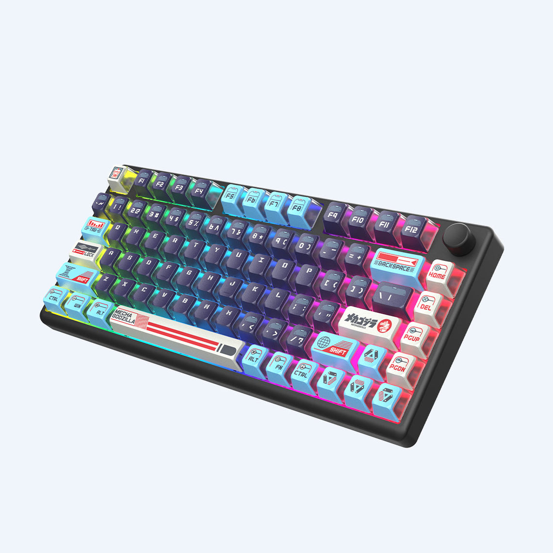 Arbiter Studio x Godzilla: Mechagodzilla Polar 75+ Cyber Gaming Keyboard