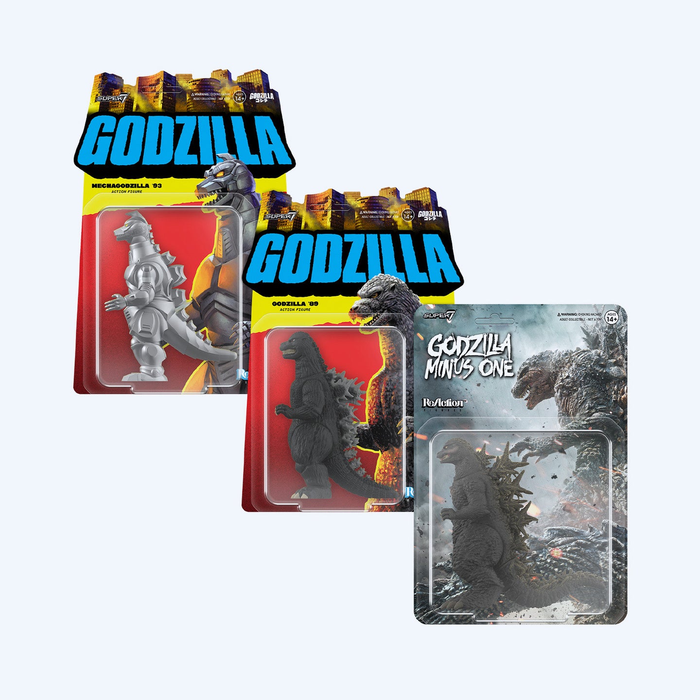 Toho ReAction Figures Wave 08 Set – Godzilla