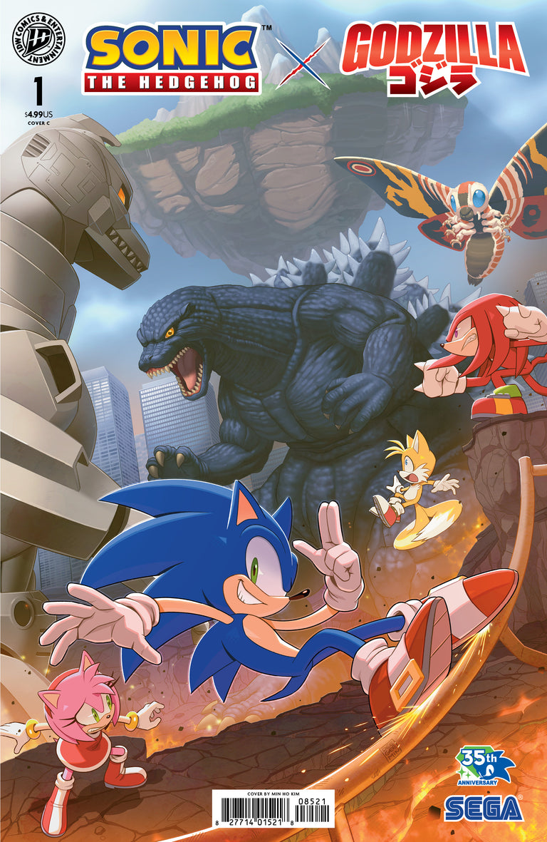 Godzilla Meets Sonic the Hedgehog in Explosive New IDW Comic Crossover