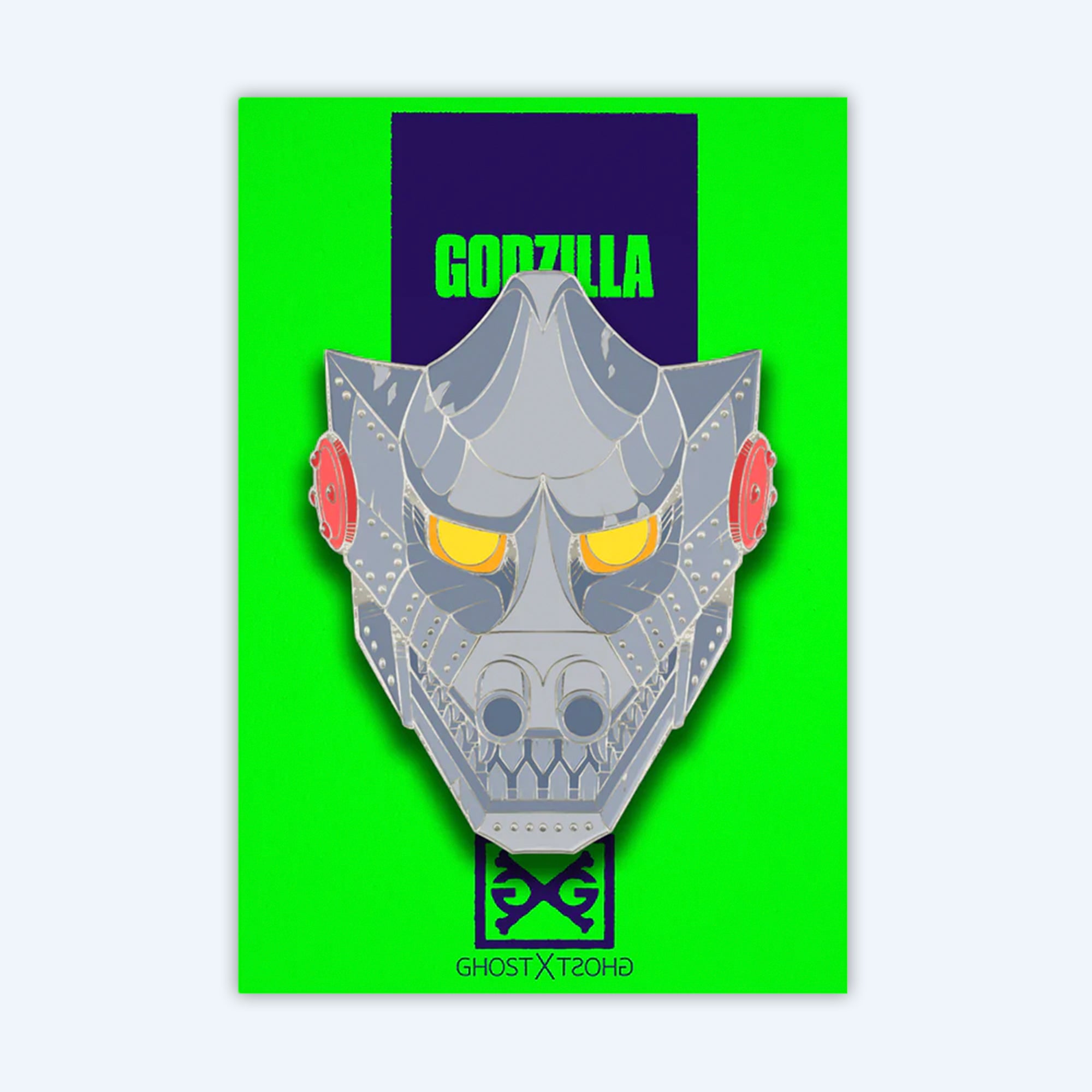 Mechagodzilla Head Soft Enamel Pin – Godzilla