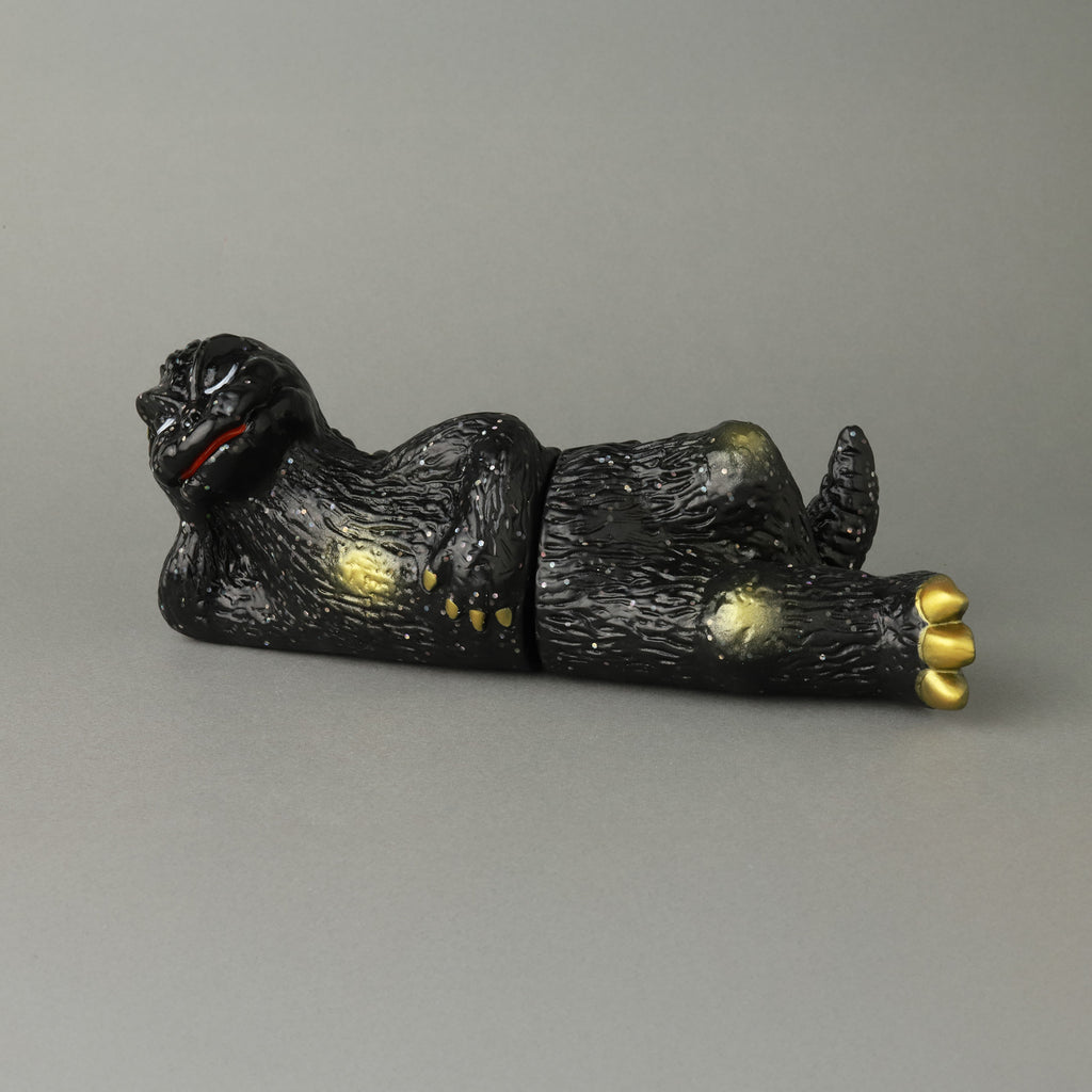 Medicom Sleeping Godzilla Black Multi Glitter Color Sofubi