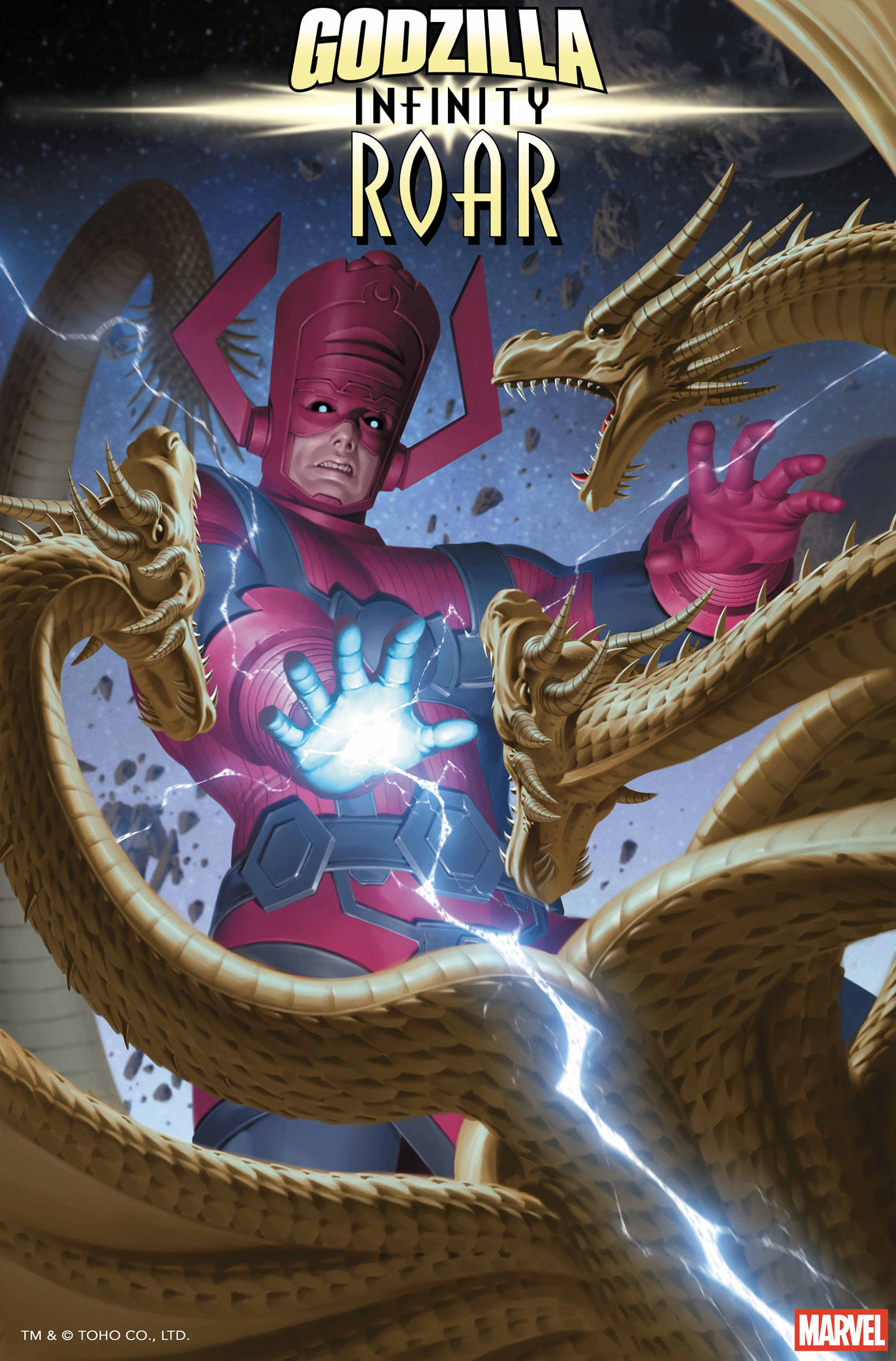 Marvel Unveils New Cosmic Variant Covers for Godzilla: Infinity Roar