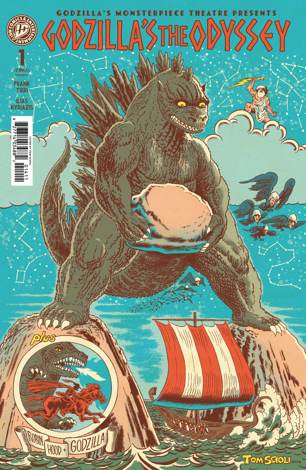 The King of the Monsters Meets Greek Mythology in Godzilla’s Monsterpi