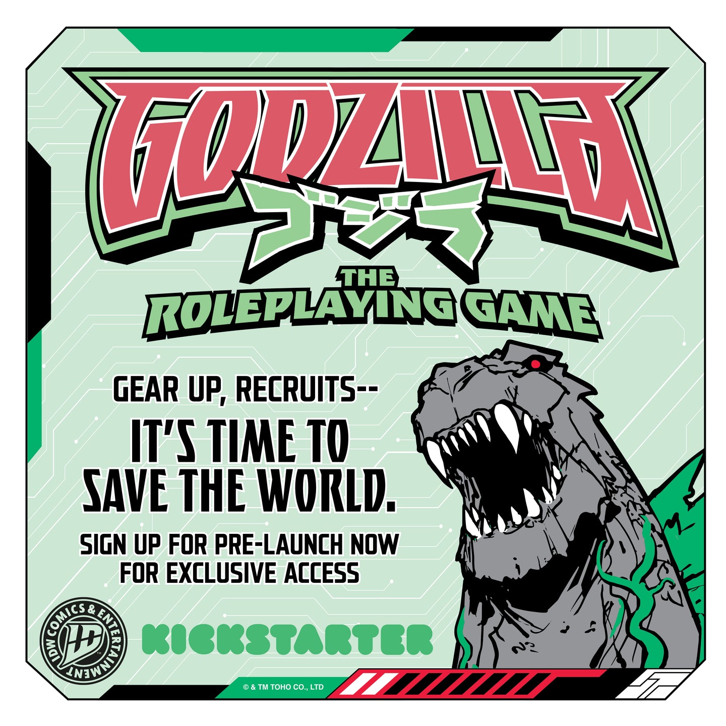 Godzilla: The Roleplaying Game Hits Kickstarter in 2026
