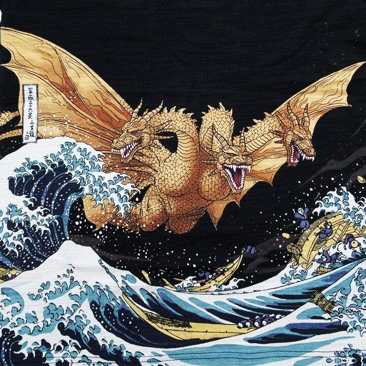 Mt. Fuji and King Ghidorah T-Shirt – Godzilla