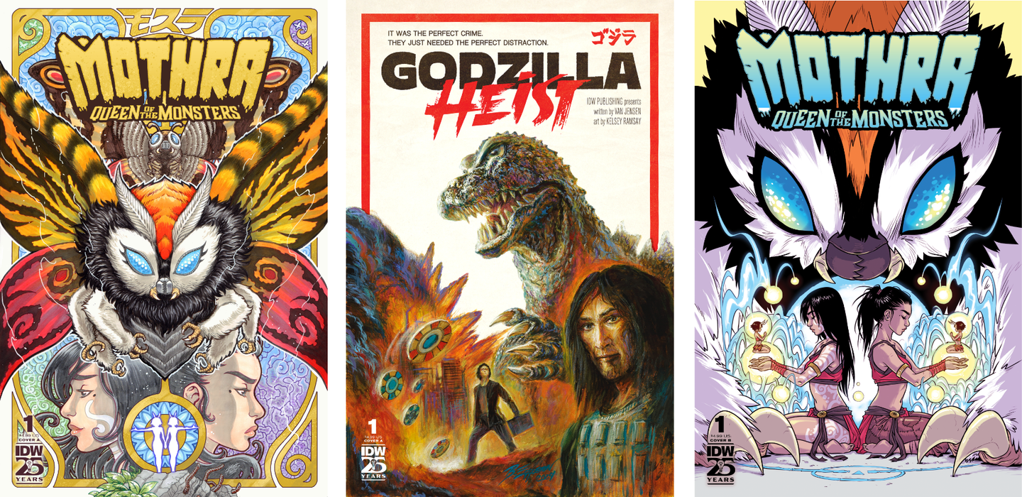 IDW Announces Mothra, Godzilla: Heist' and More Comics For 2025