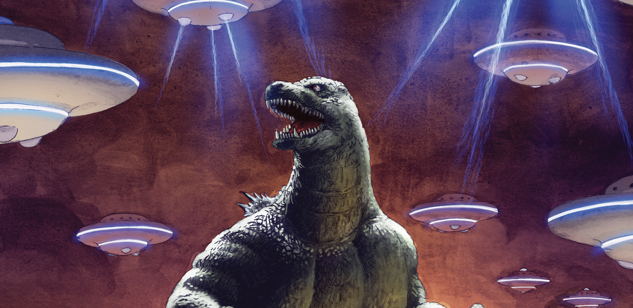 'Godzilla: Here There Be Aliens' #1 to Invade Comic Shops in May