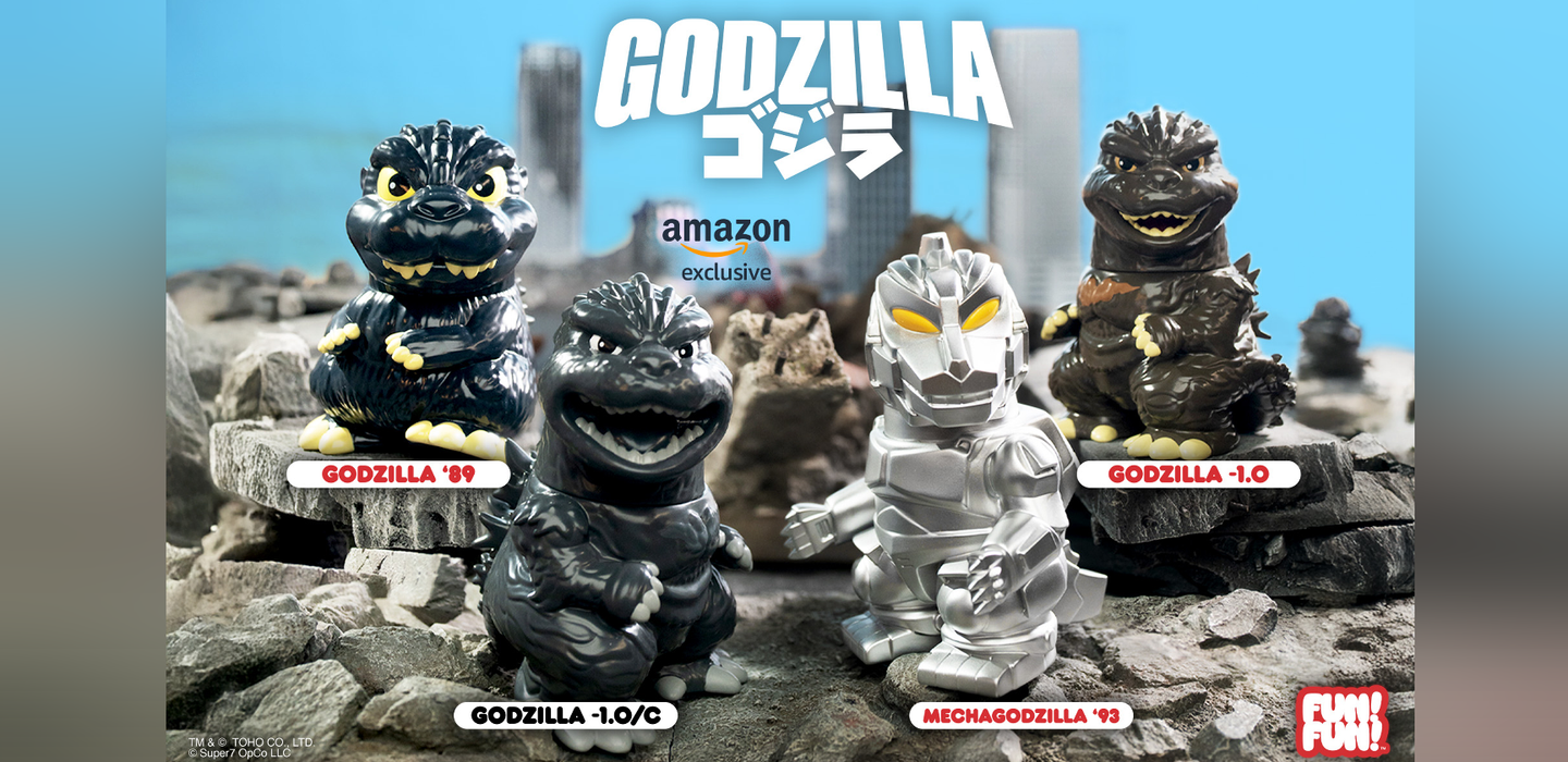 Super7 Debuts New 5" Toho Fun! Fun! Wave 1 Godzilla Figures