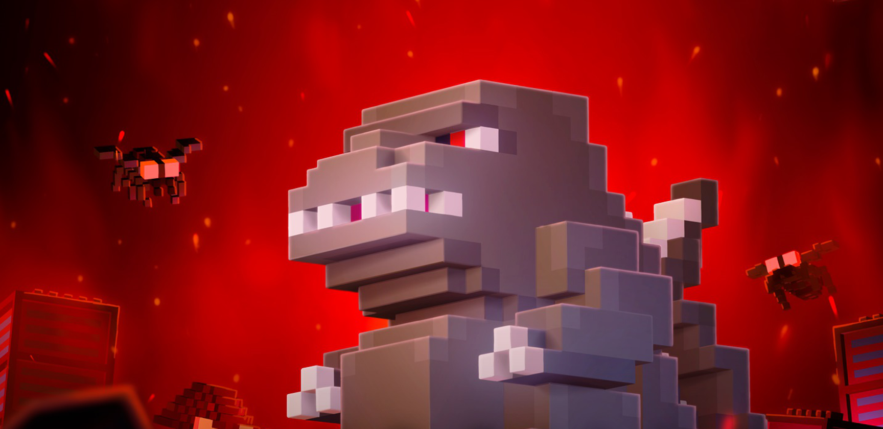 Godzilla Voxel Wars video game on Steam November 2023 from Toho Games