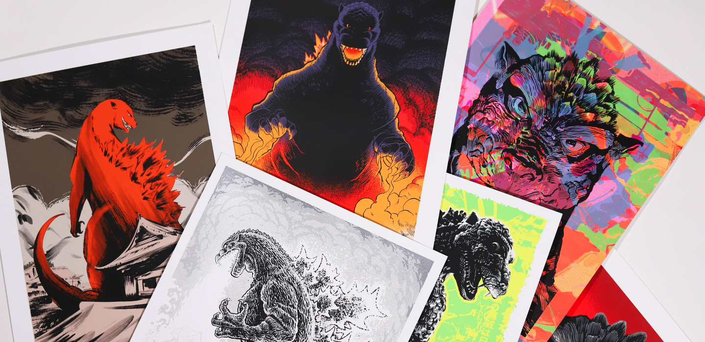 New Godzilla Store Exclusive: Limited Godzilla 1954 Print Portfolio Pa