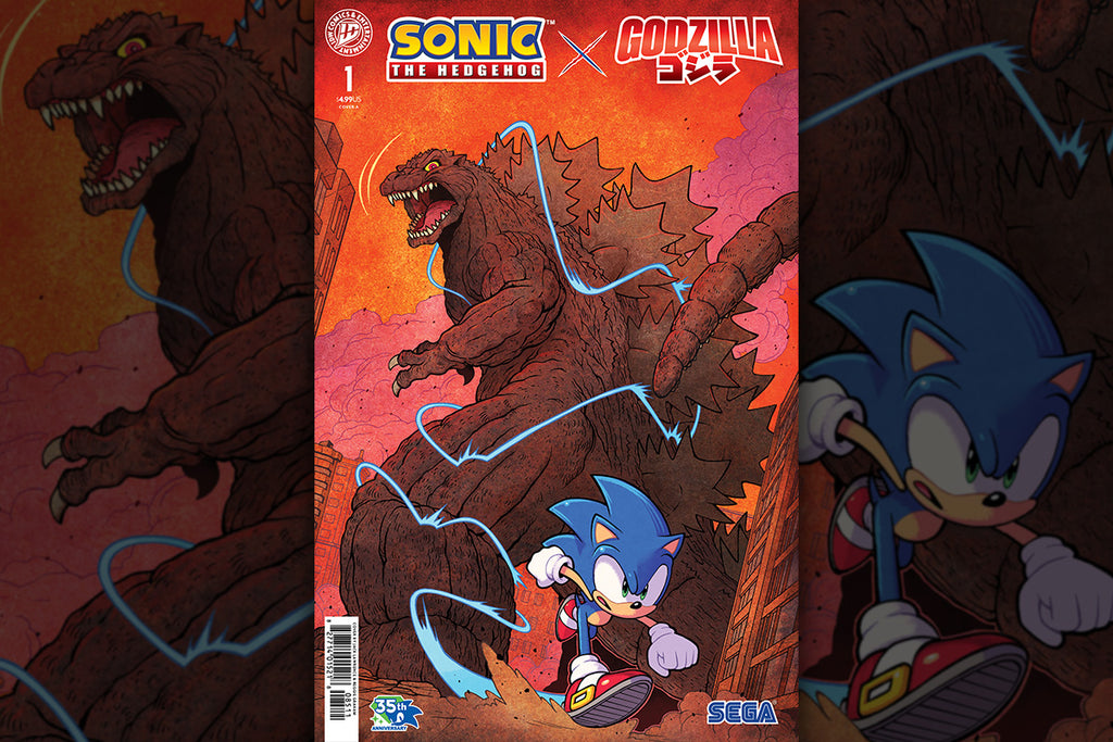 Godzilla Meets Sonic the Hedgehog in Explosive New IDW Comic Crossover