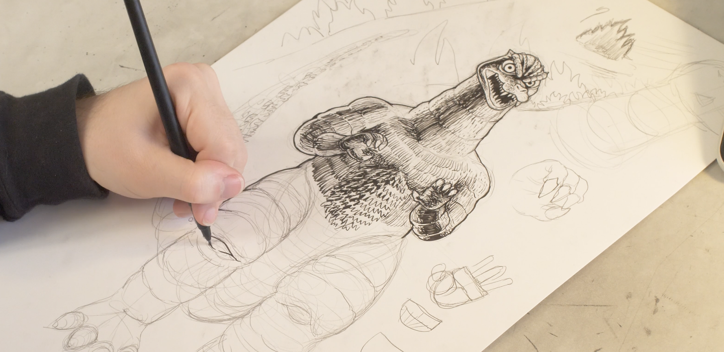 Learn How to Draw Godzilla With Comic Book Artist Jake Smith