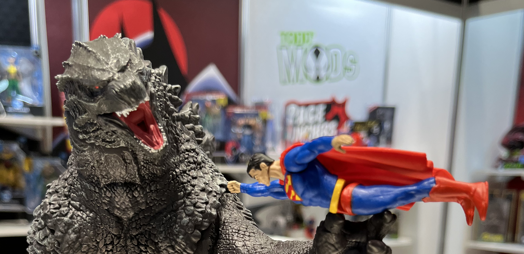 McFarlane Reveals Superman vs. Godzilla Action Figure 2-Pack Prototype