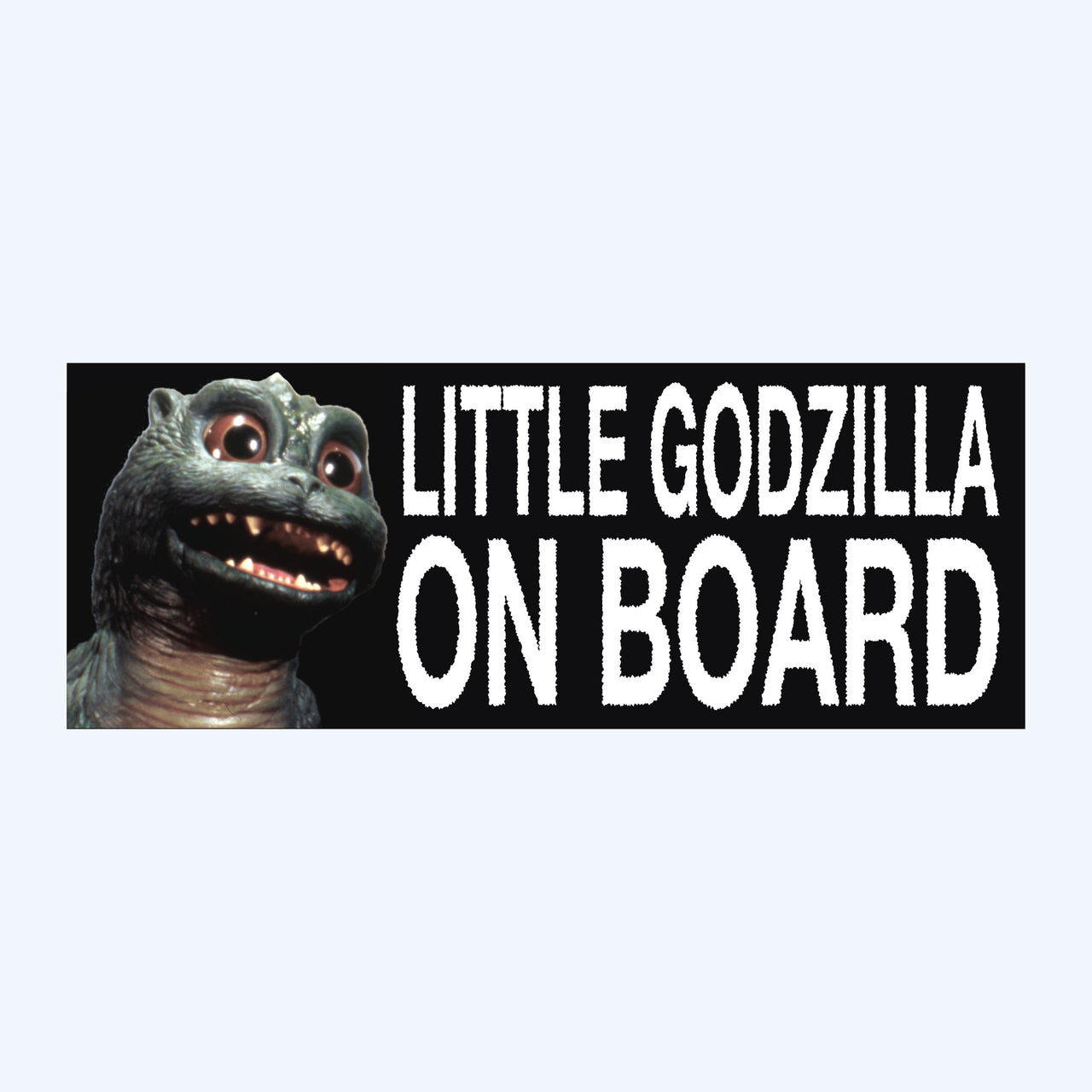 Little Godzilla Bumper Sticker