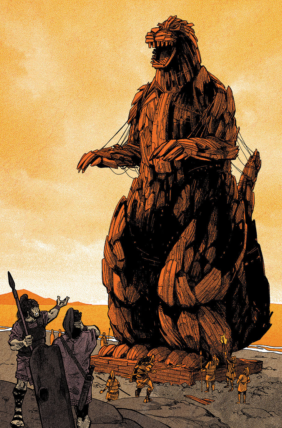 The King of the Monsters Meets Greek Mythology in Godzilla’s Monsterpi