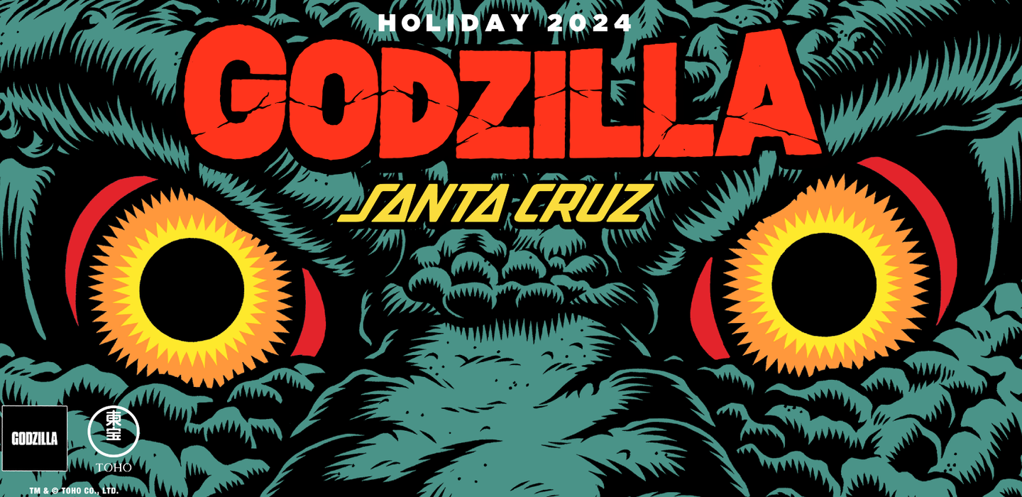 Santa Cruz x Godzilla Skateboard Decks and Apparel Arrive in November