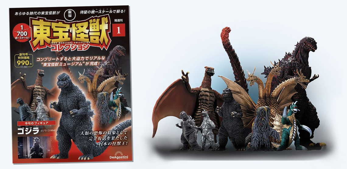 Build Your Complete Toho Monster Collection – Godzilla